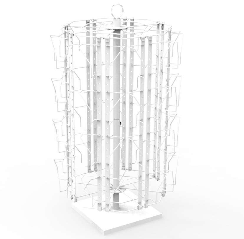 FixtureDisplays 31.2" H Metal Display Rack | Wayfair