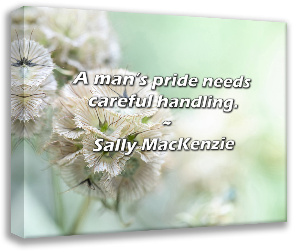 Latitude Run® Sally MacKenzie Quote: A man’s pride needs careful ...