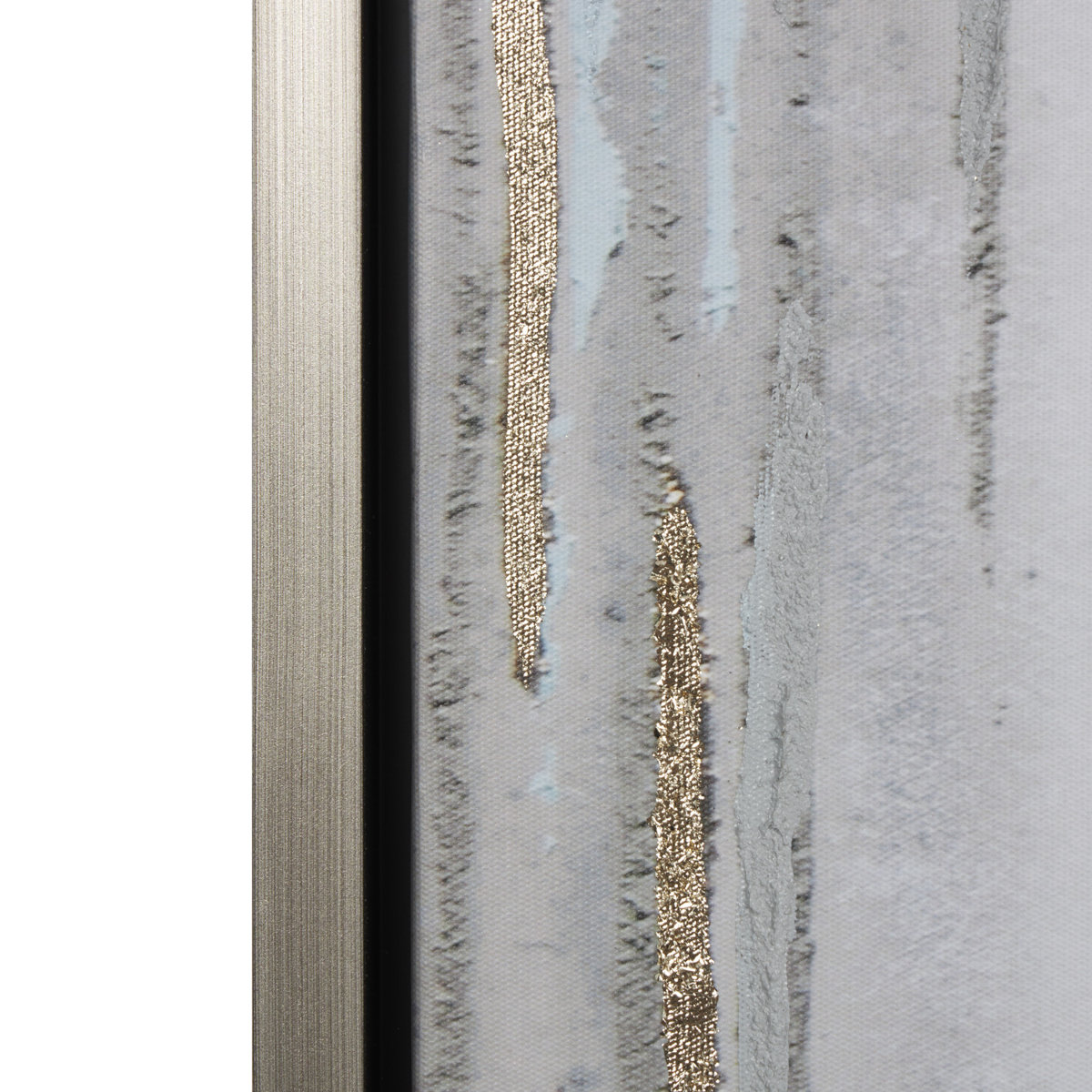 Orren Ellis Melting Abstract - Floater Frame Graphic Art on Canvas ...