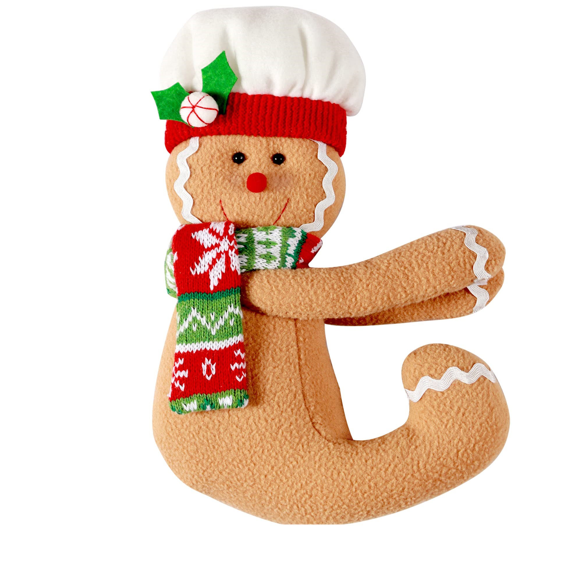 The Holiday Aisle® Gingerbread Man Christmas Tree Topper Decorations ...