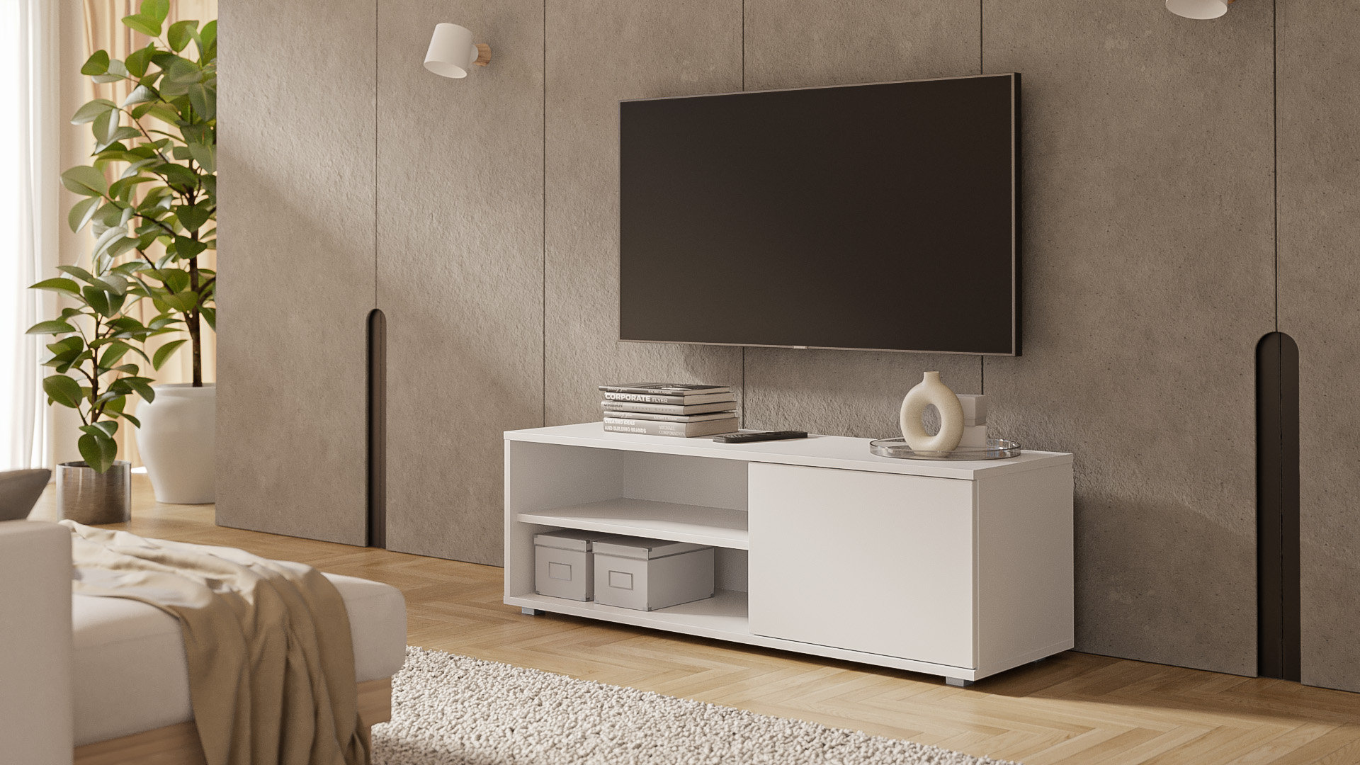 17 Stories VIVA 110 cm RTV cabinet | Wayfair.co.uk