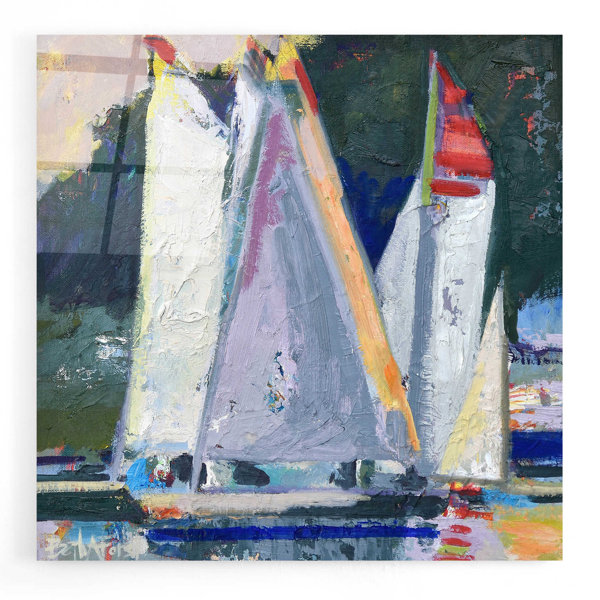 Breakwater Bay Waiting for Wind by Beth Forst - Unframed Painting | Wayfair
