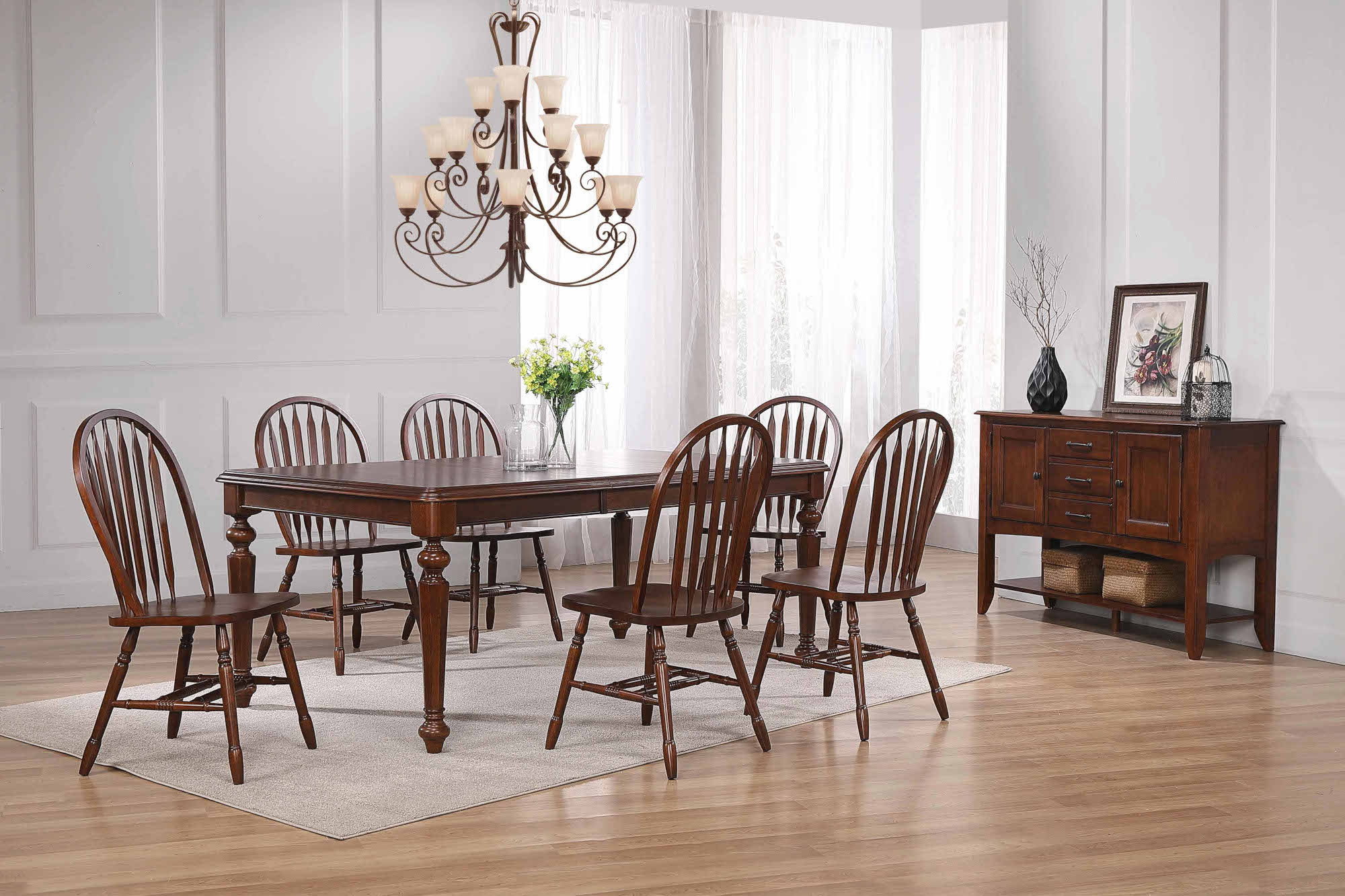 Sunset Trading Andrews Extendable Solid Wood Dining Set | Wayfair