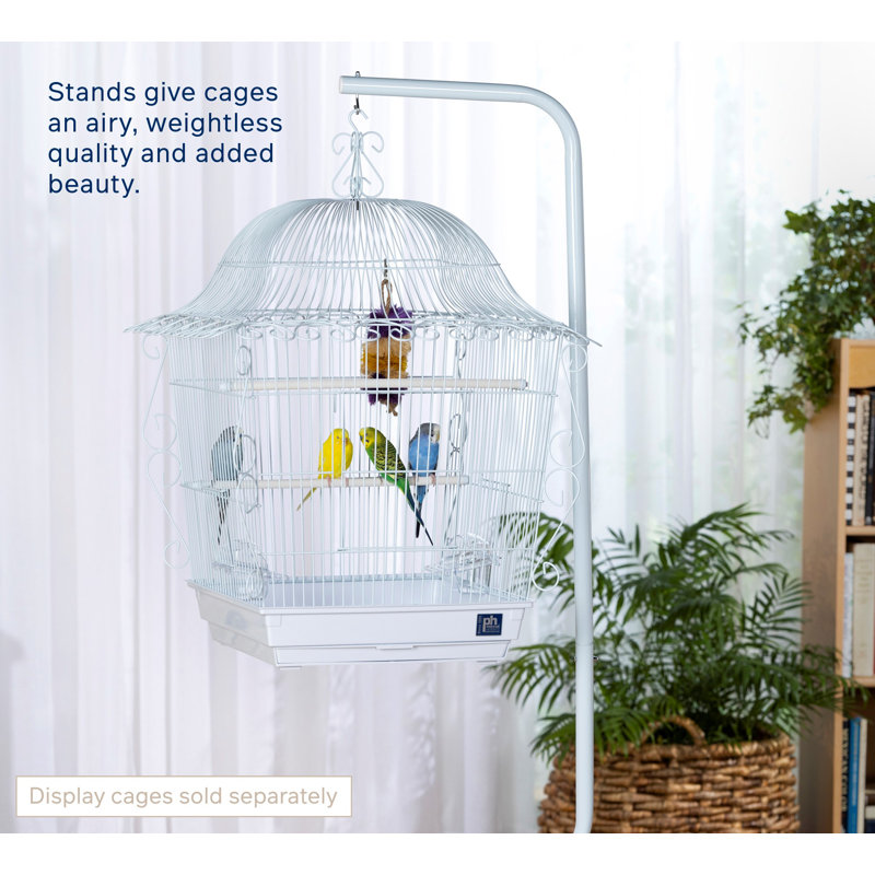 Archie & Oscar™ Jaden 62" Steel Victorian Top Hanging Bird Cage Stand ...