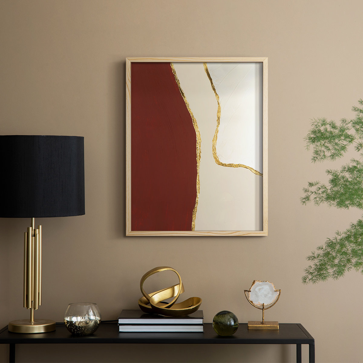 Brayden Studio® Allspice I Framed Print - Solid Wood | Wayfair