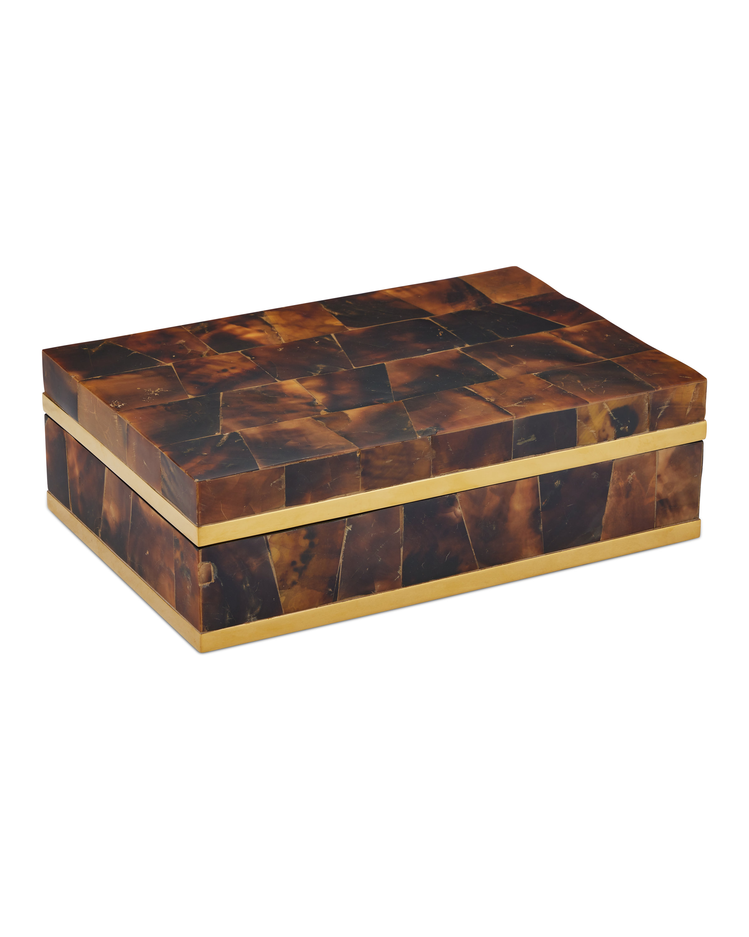 Currey & Company Casey Brown Box | Wayfair