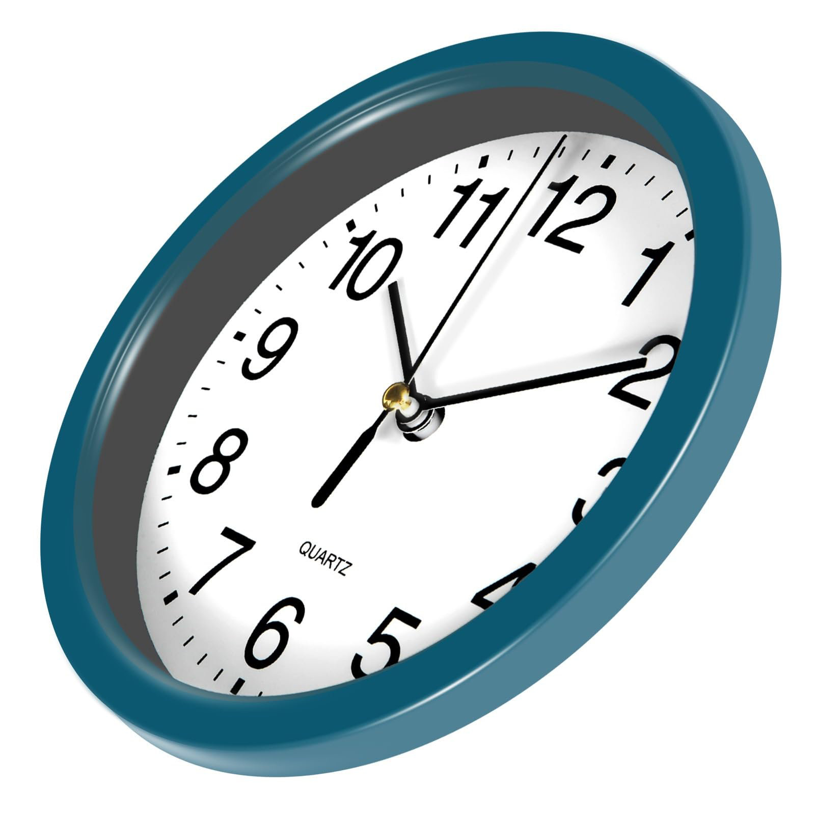 Latitude Run® Silent Wall Clock Non Ticking, 6 Inch Wall Clocks Battery ...