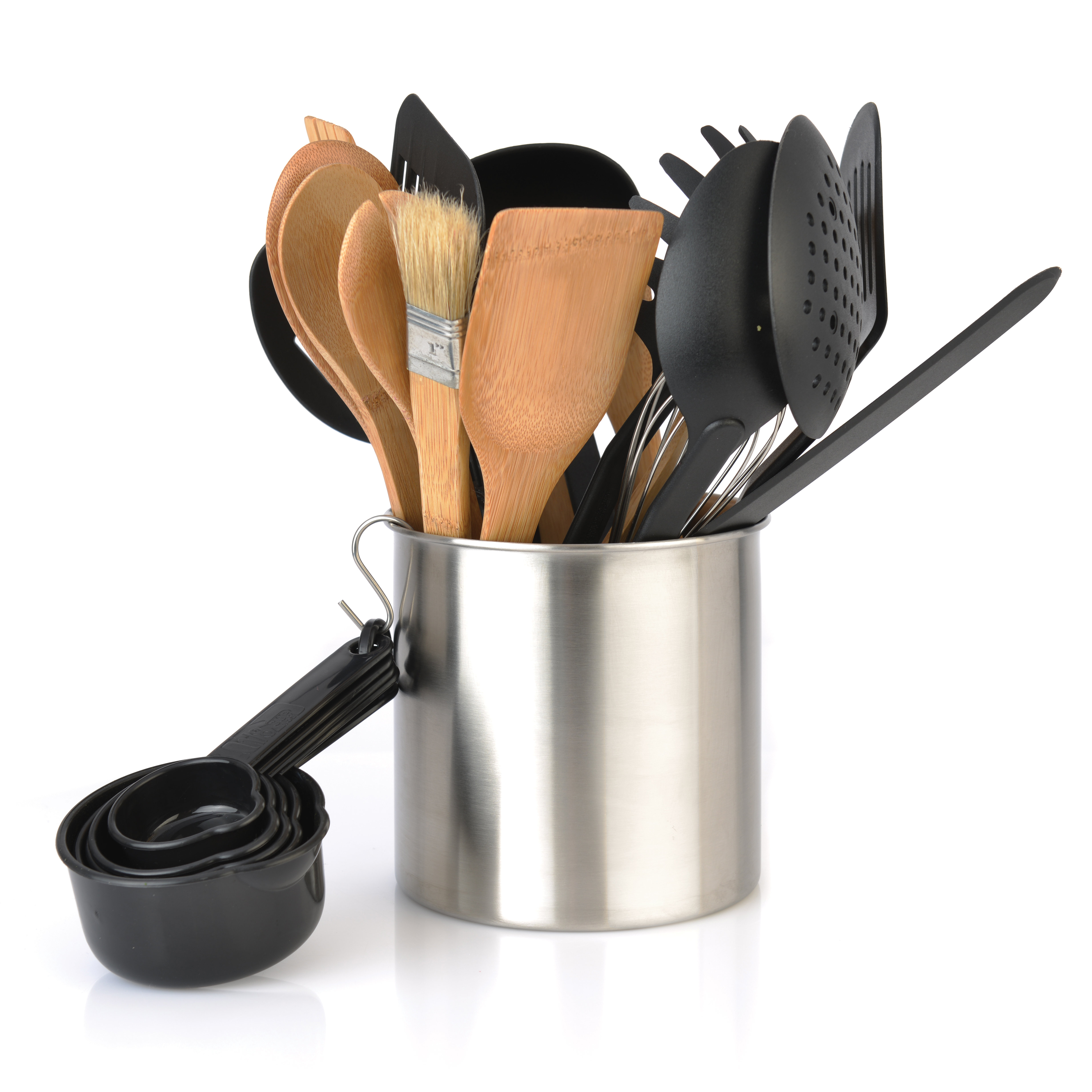 Prep & Savour Abner Pantry 23-Piece Tub of Tools Kitchen Utensil Set ...