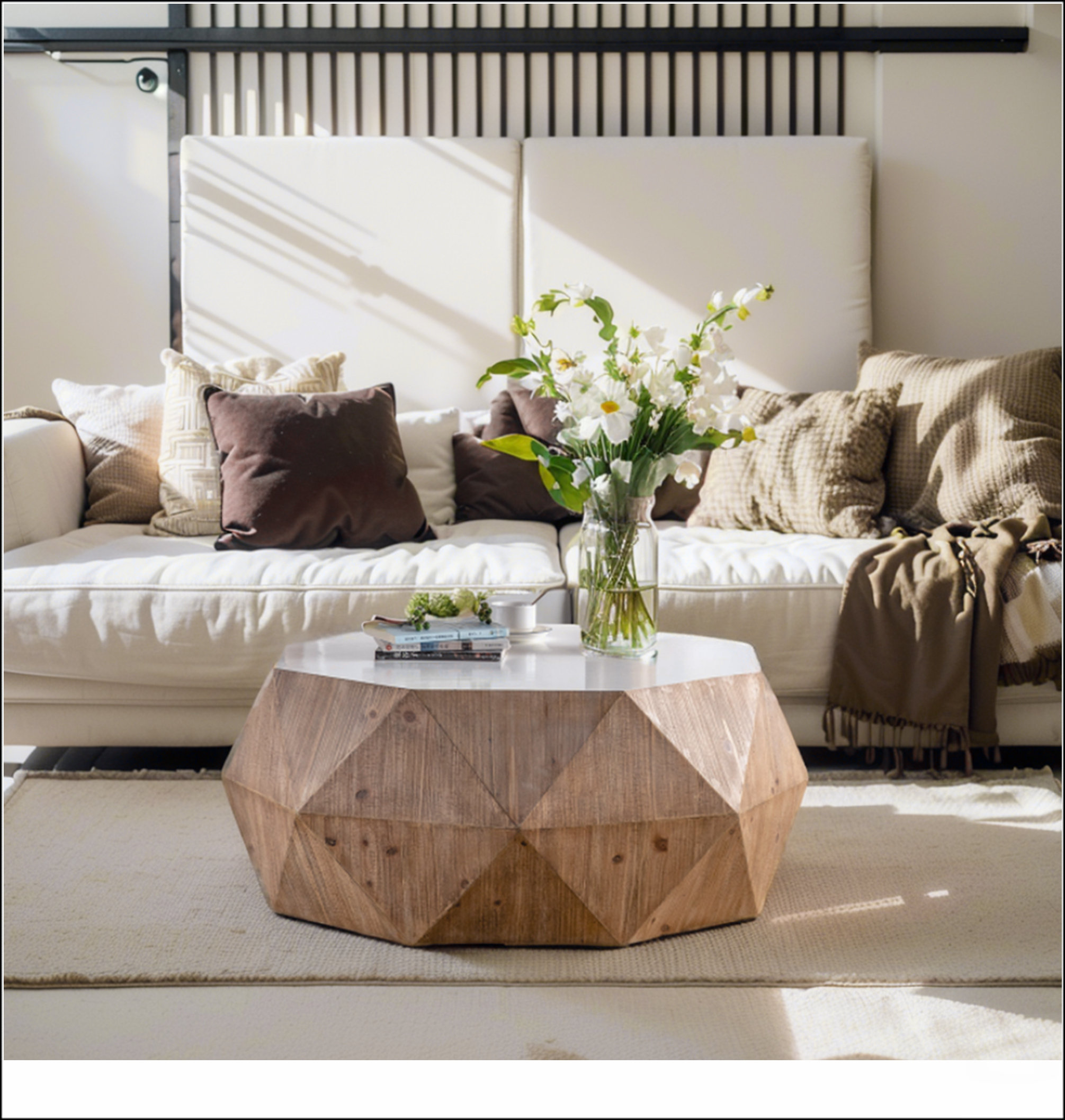 Union Rustic 38"Three-dimensional Embossed Pattern Design American ...