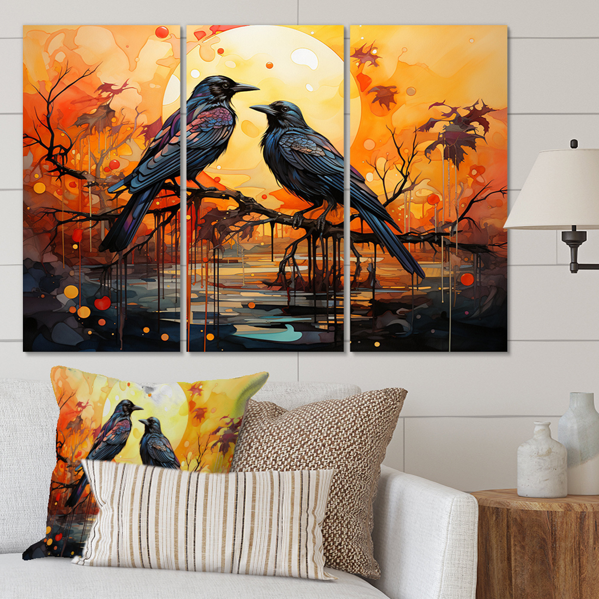 Winston Porter Crow Regal Renaissance II - Animals Wall Decor Set ...