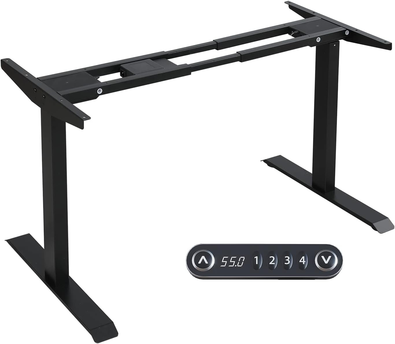 Inbox Zero Dual Motor Adjustable Standing Desk Frame, Heavy Duty 265 Lb ...