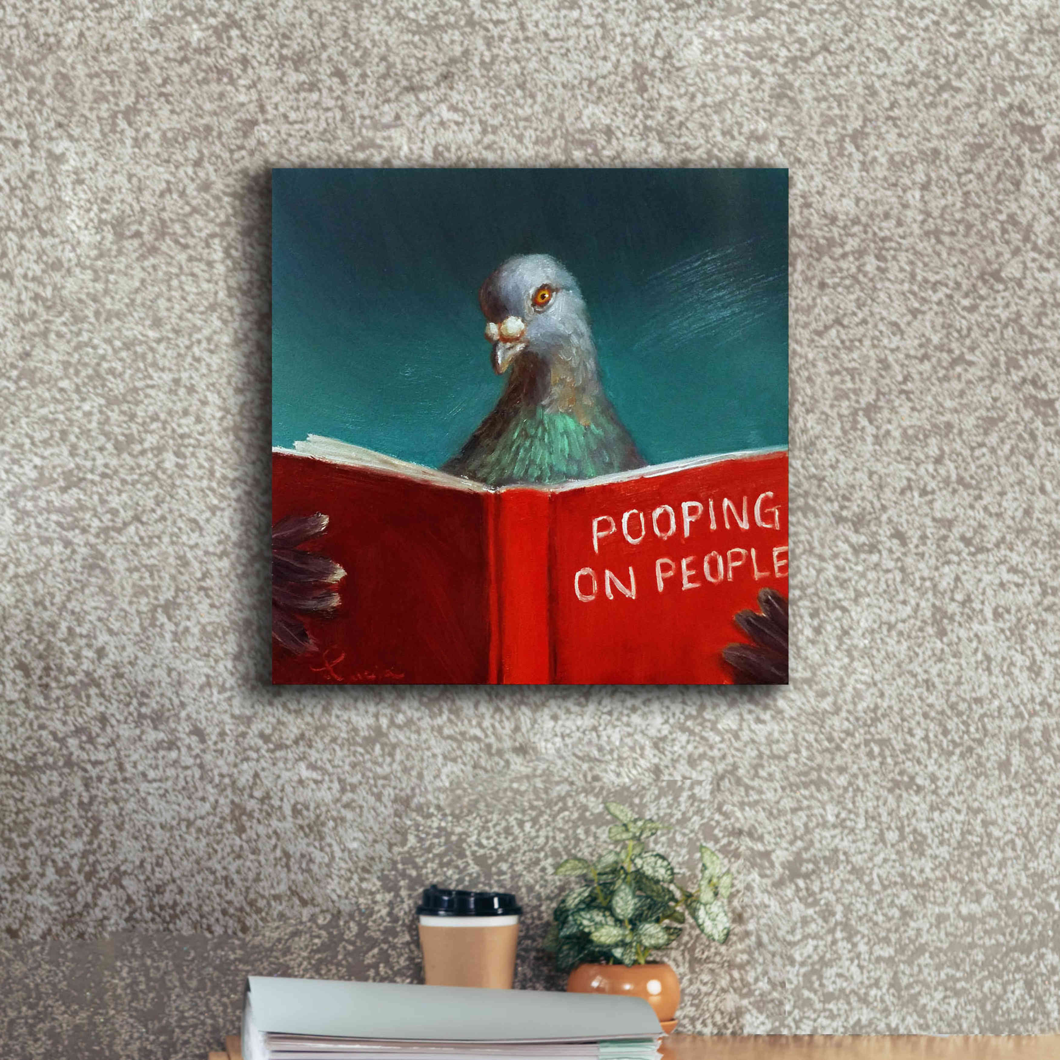 Trinx Pooping On People by Lucia Heffernan - Wrapped Canvas Print | Wayfair