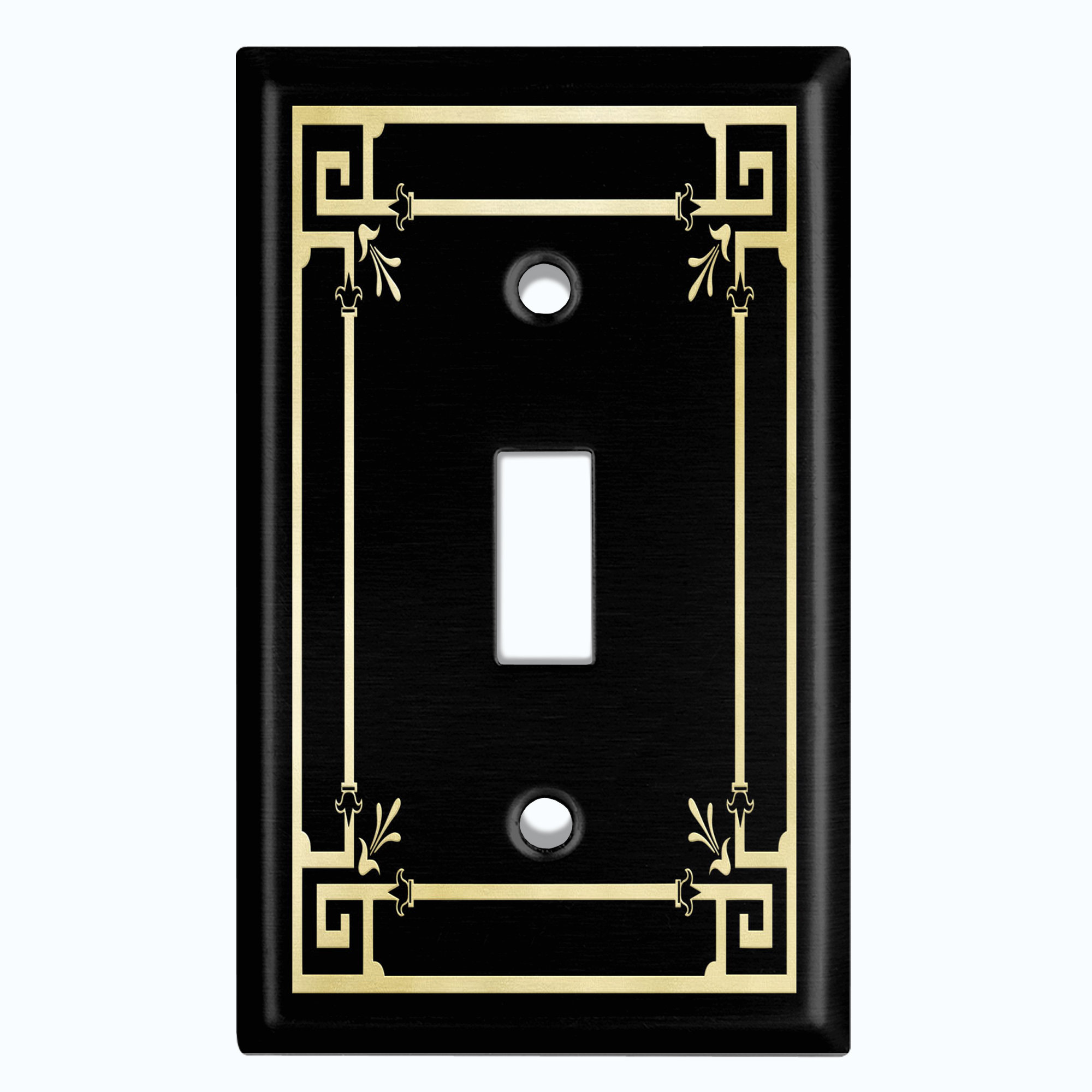 WorldAcc Victorian Vintage Elegant Vertical Geometric Frame 1-Gang ...