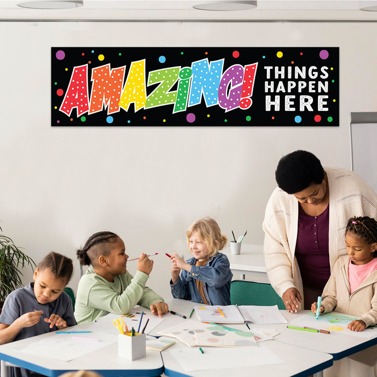 Koyal Wholesale Classic Rainbow Classroom Banner Sign For Teachers, The ...