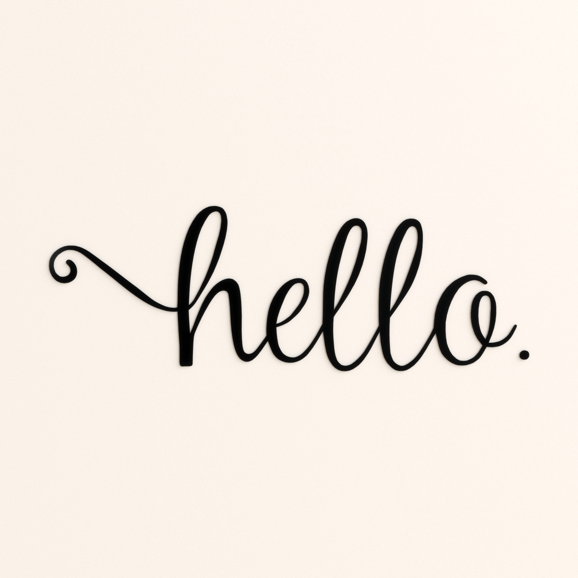 Trule Hello Wall Decal & Reviews | Wayfair