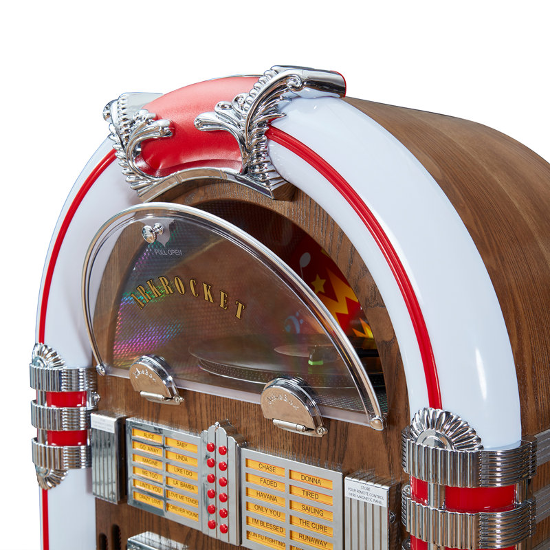 Arkrocket Audio Arkrocket Saturn V Full Size Jukebox with Stand Vinyl ...
