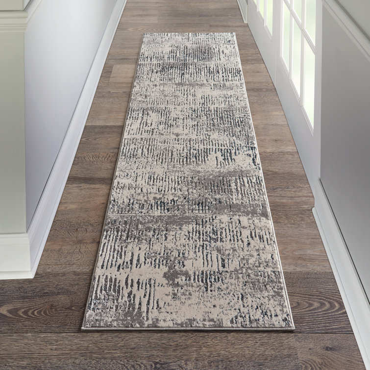 17 Stories Darleen Abstract Gray Area Rug | Wayfair