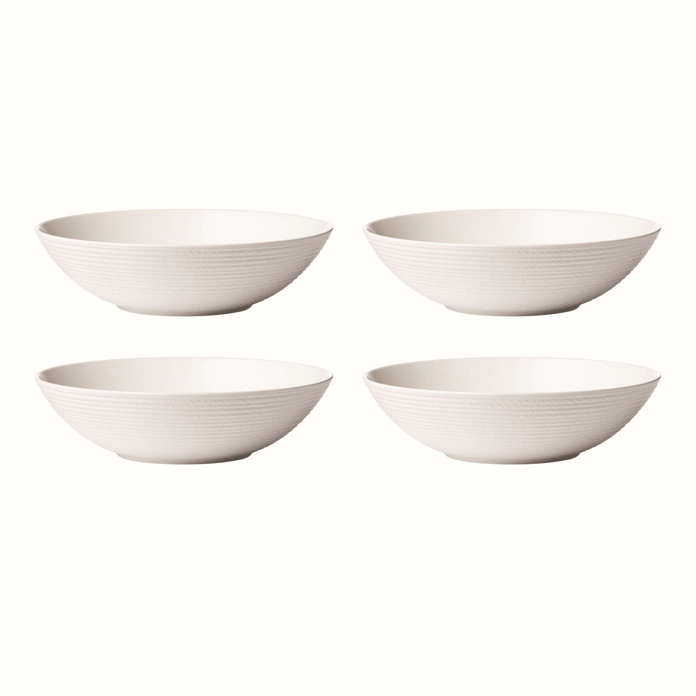 Lenox LX Collective White Pasta Bowls, Set of 4 & Reviews | Wayfair