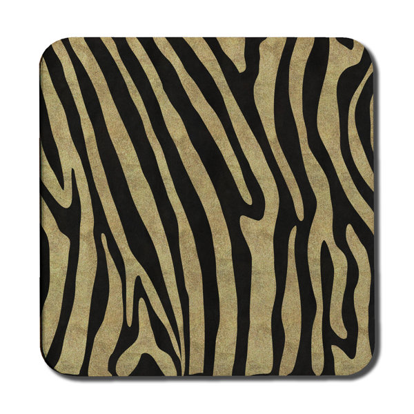 World Menagerie Animal Print Square Coaster | Wayfair.co.uk