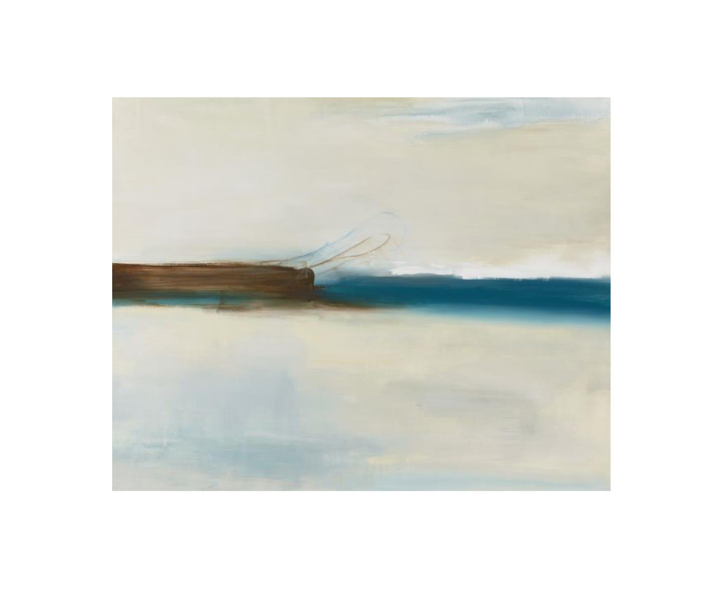 Chelsea Art Studio White Ocean by Samuel Kane - Painting | Wayfair