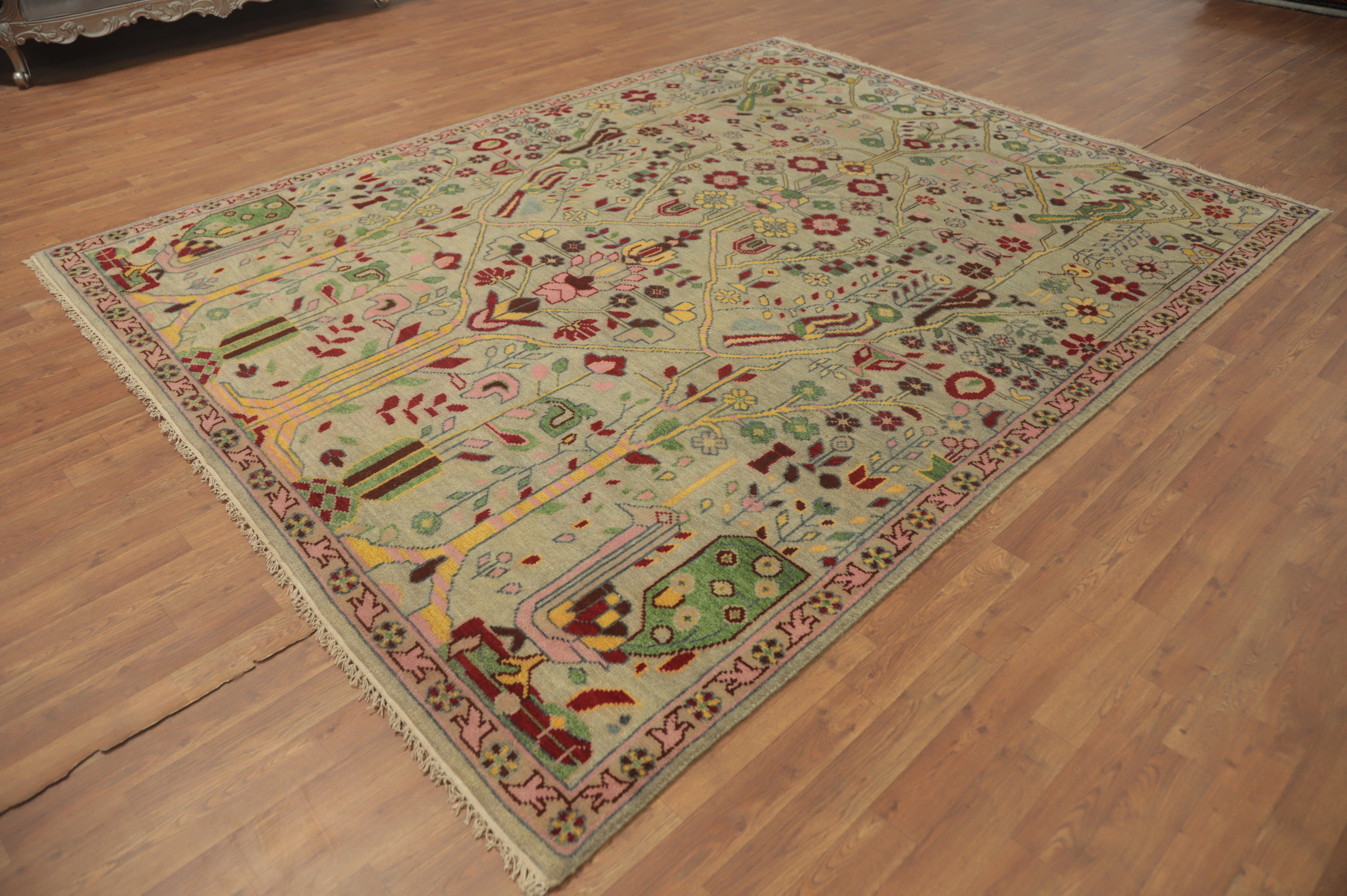Isabelline Animals Design Ziegler Living Room Area Rug 8x10 | Wayfair