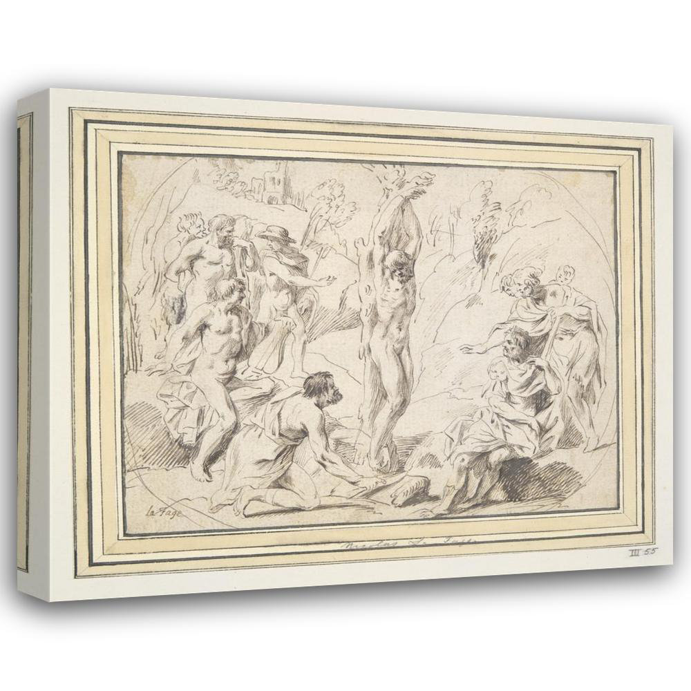 Lark Manor™ "The Flaying Of Marsyas" by Raymond Lafage - Gallery Wrap ...