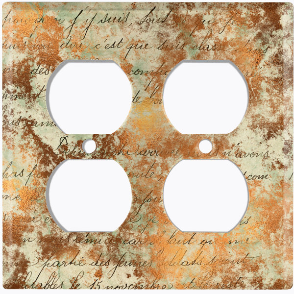 WorldAcc 2-Gang Duplex Outlet Wall Plate | Wayfair