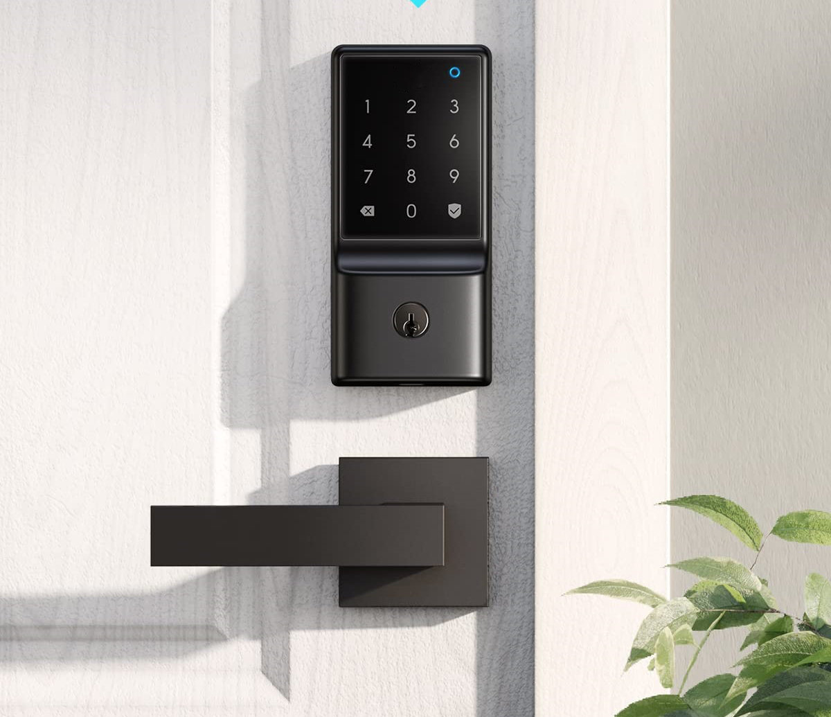 MODERN WALLS LLC Smart Lock C210, Keyless Entry Door Lock, Built-In ...