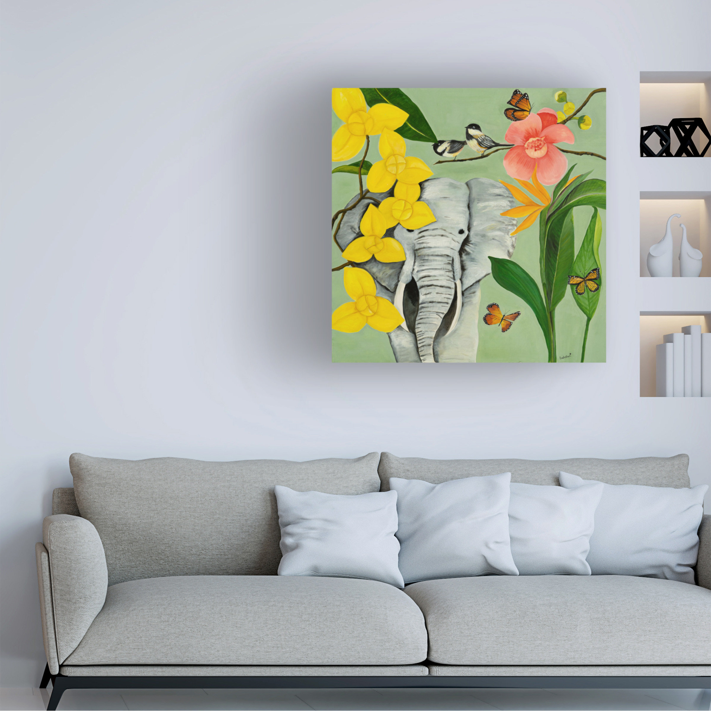 Trademark Fine Art Modern & Contemporary Gentle Giant On Canvas by ...