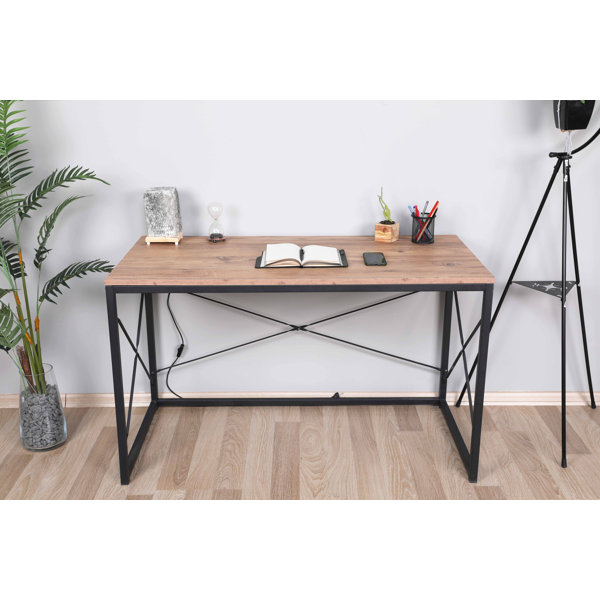 Inbox Zero Schreibtisch Work 121 x 60 cm | Wayfair.de