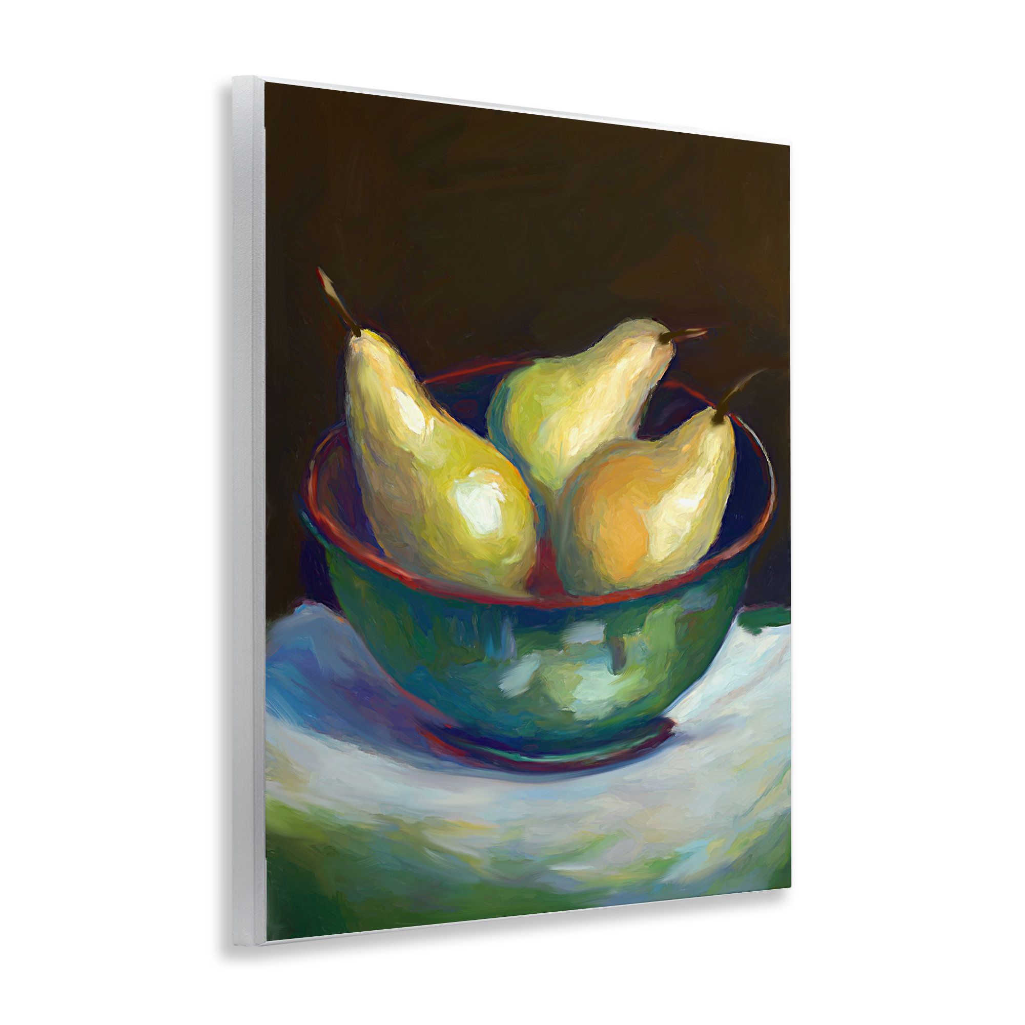 Stupell Industries Traditional Pear Bowl Wall Plaque Art by Ramona ...