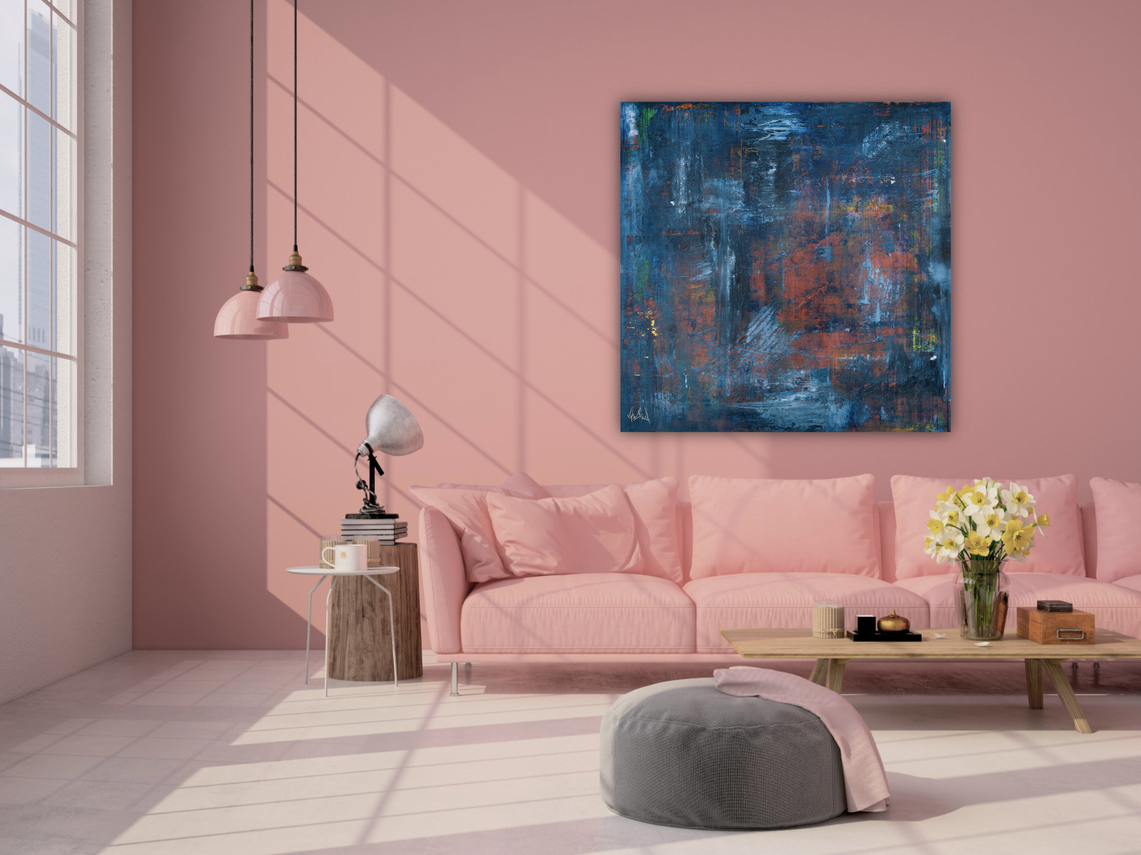Brayden Studio® Abyss - Artist Enhanced Canvas Print | Wayfair