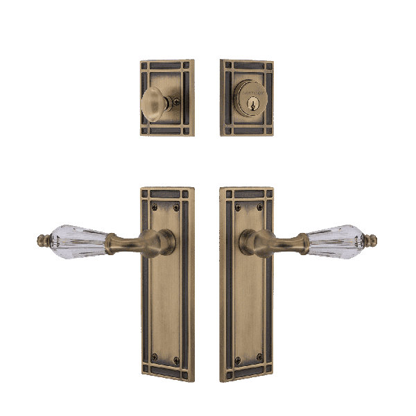 Nostalgic Warehouse Mission Entry Set with Parlour Crystal Lever | Wayfair