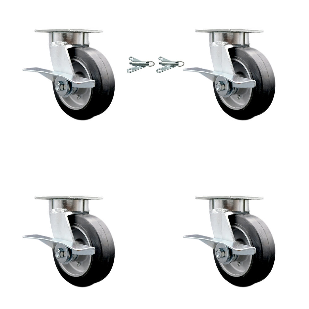 Service Caster Kingpinle Caster Set | Wayfair