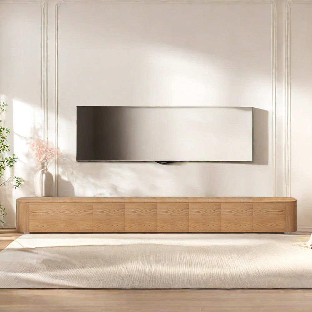 Aurora Craft TV Stand With Hidden Rails And Large Storage 141.73'' W ...