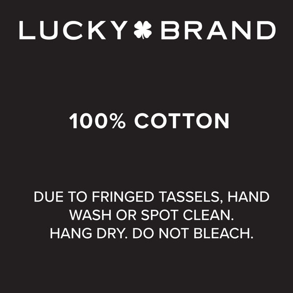 Lucky Brand Maharis Fringe Bath Rug & Reviews | Wayfair