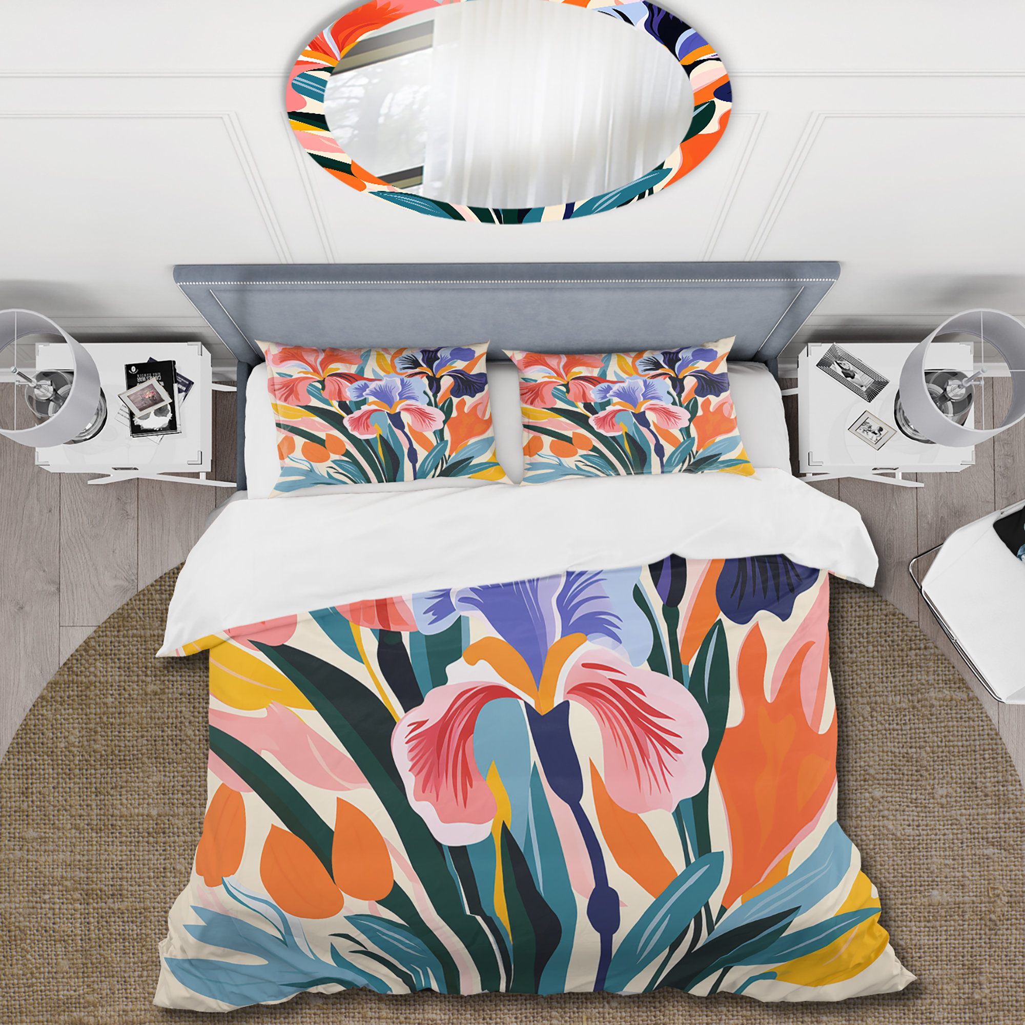 Design Art Henri Matisse Style Floral Pattern I - Assorted Bouquets ...