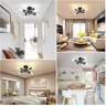 Corrigan Studio® Semi Flush Mount Ceiling Light Fixture Matte Black ...