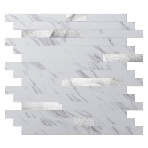 Art3d 12'' W x 12'' L PVC Peel and Stick Subway Tile | Wayfair