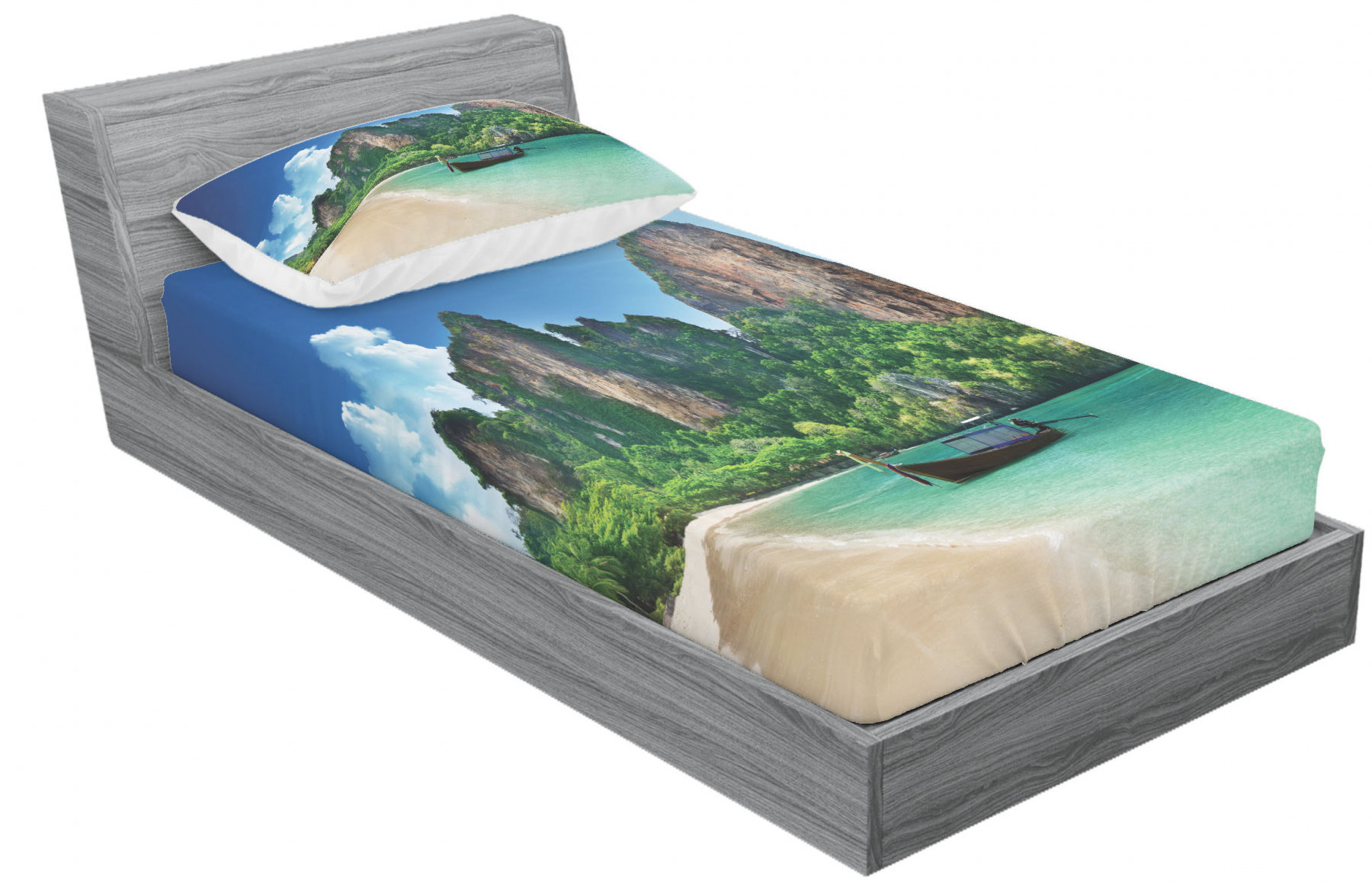 Ambesonne Tropical Microfiber Sheet Set | Wayfair