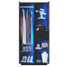 Latitude Run® 2-Door Wardrobe Armoire with LED Lights & Reviews ...