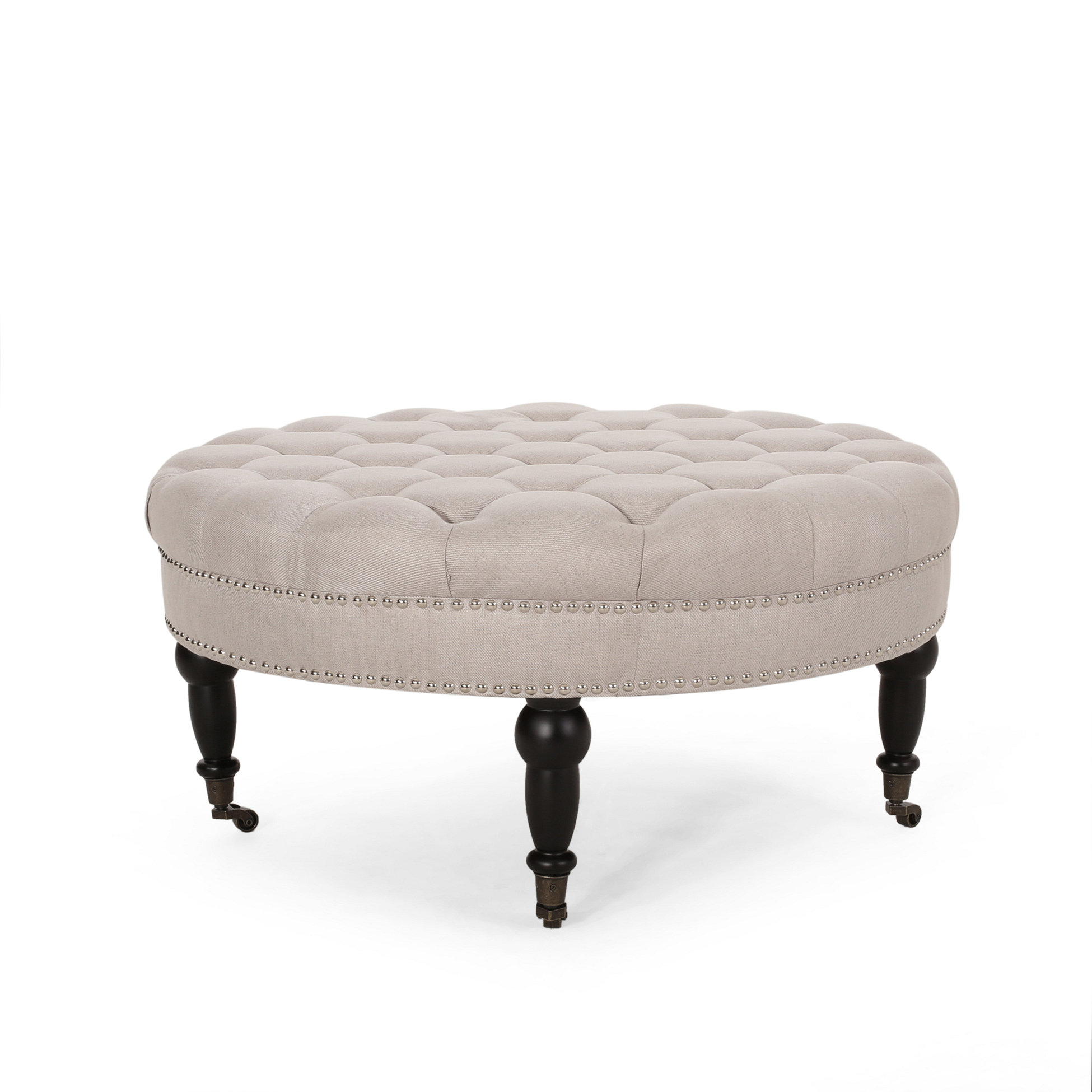 Alcott Hill® OTTOMAN WITH CASTER | Wayfair