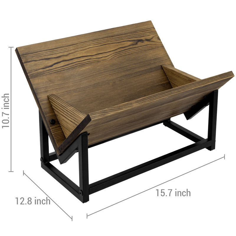 17 Stories Book Display Rack Desk Organizer | Wayfair