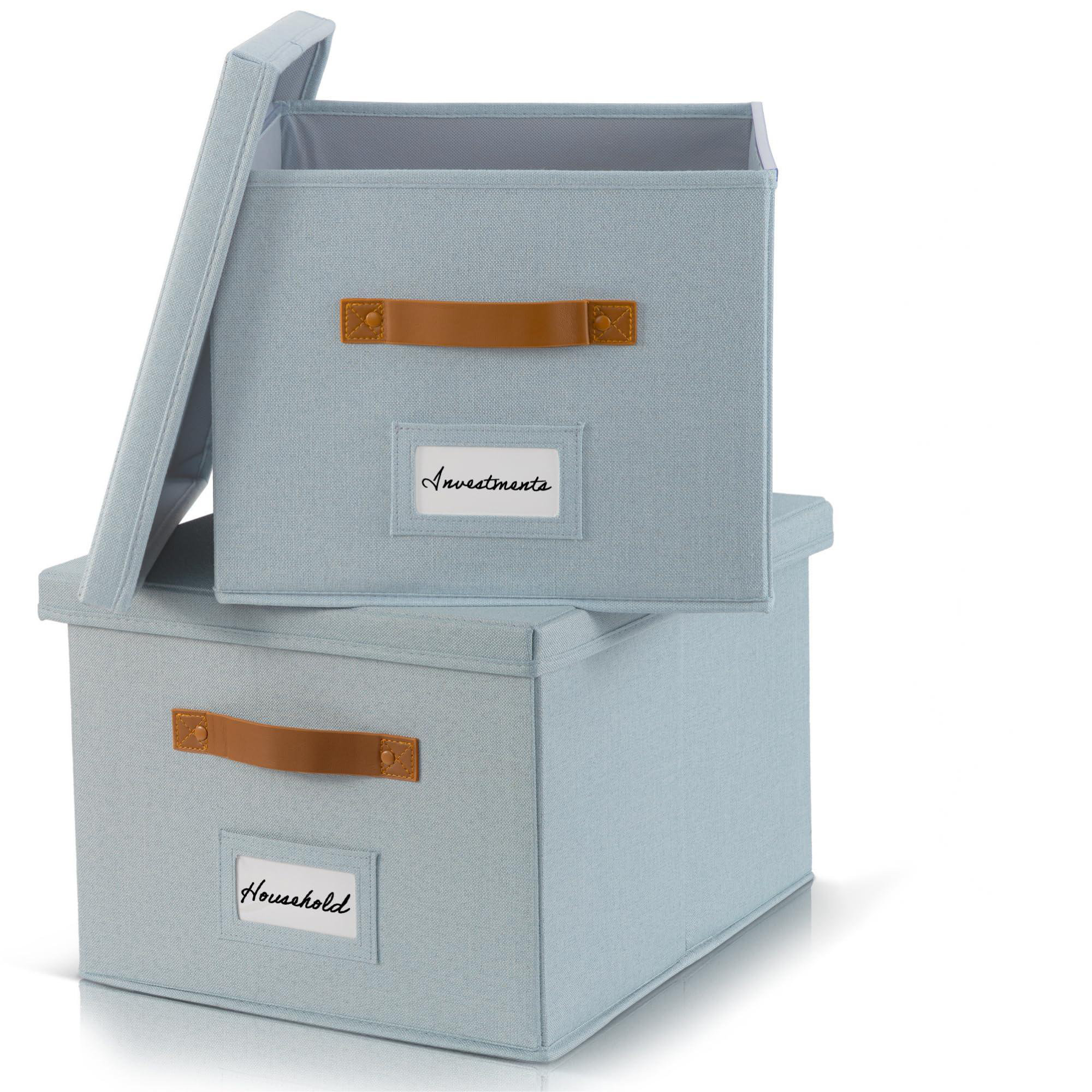 APPENIN WINTER PARK CORP Decorative File Organizer Box Set Of 2 ...