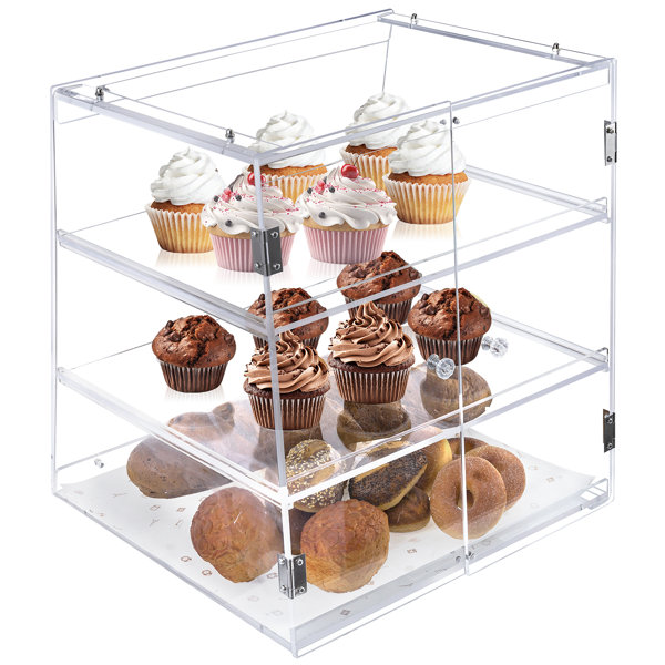 MyGift 3-Tier Acrylic Bakery Retail Display | Wayfair