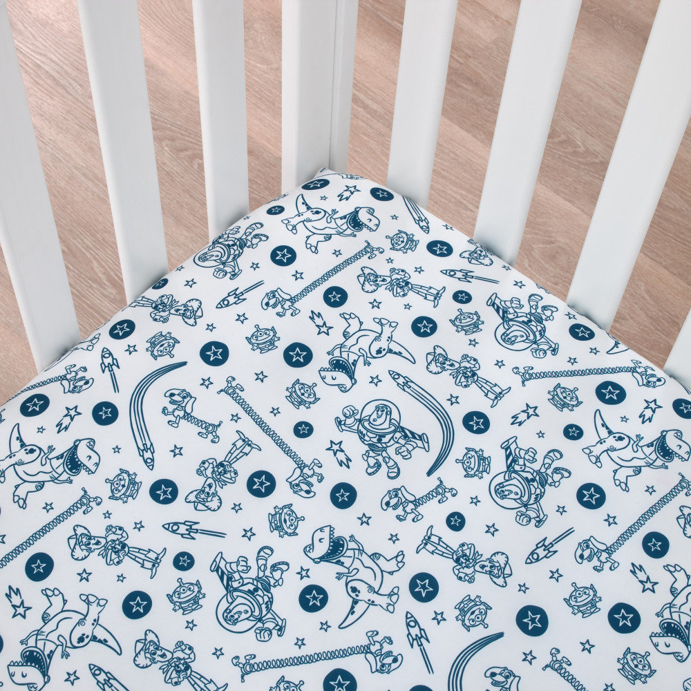 Disney Toy Story Crazy Fitted Crib Sheet | Wayfair
