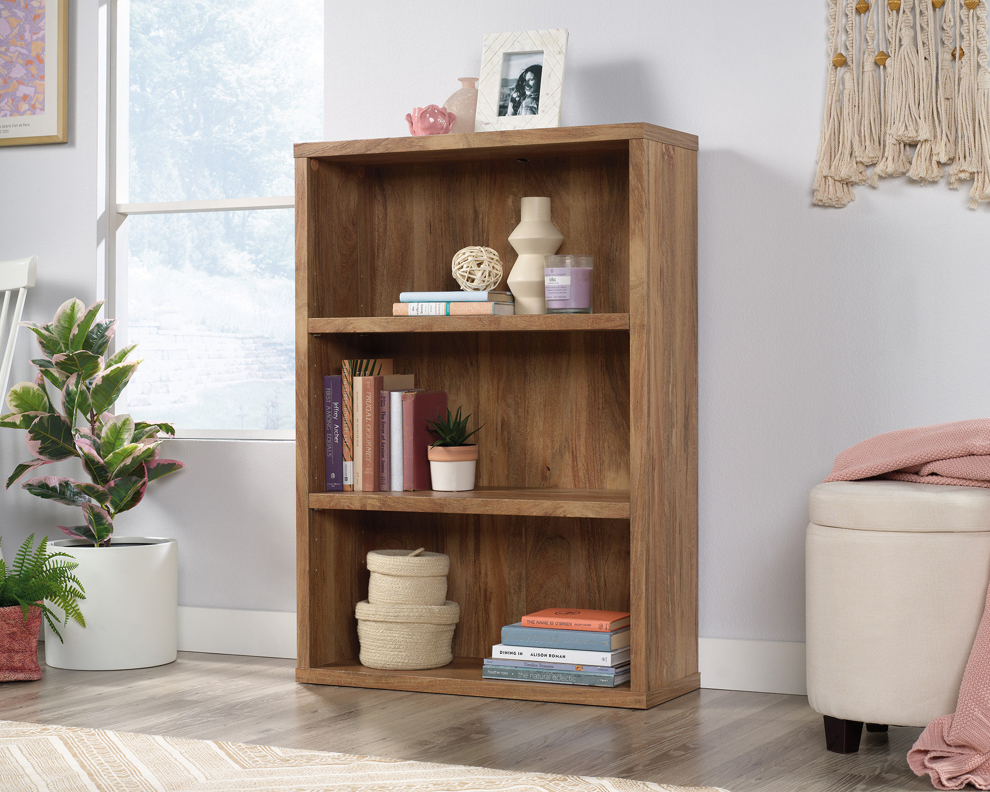 Lark Manor Brunoy 3-Shelf Bookcase Sma - Wayfair Canada