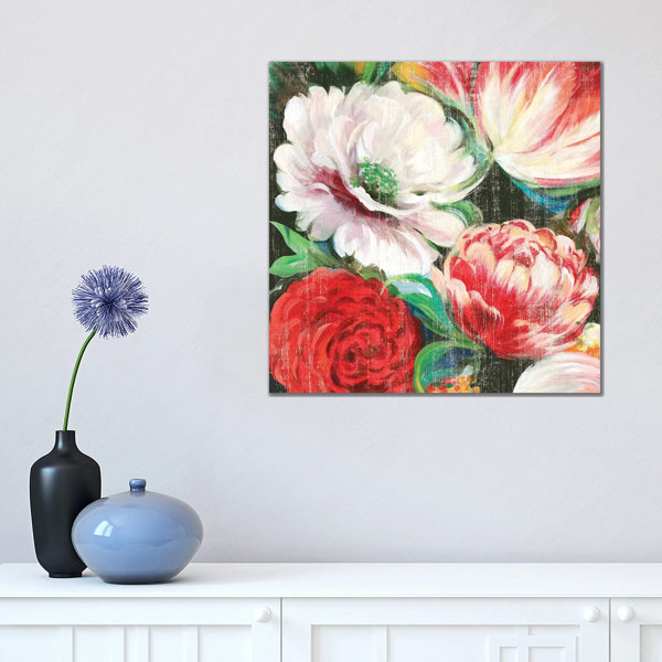 Rosalind Wheeler Lavish Blooms I by Asia Jensen - Wrapped Canvas ...