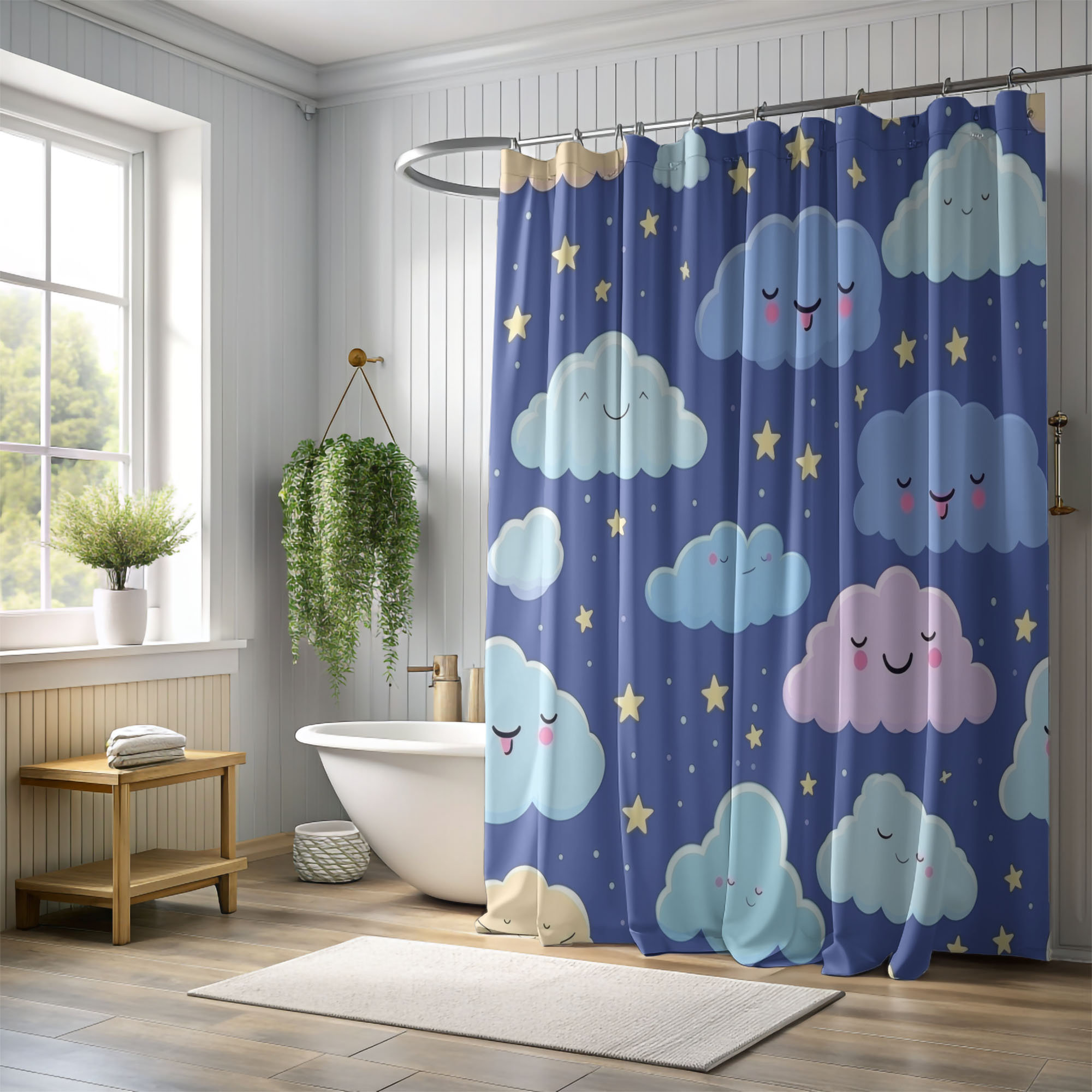 East Urban Home Soft Fluff - Premium Shower Curtain | Wayfair