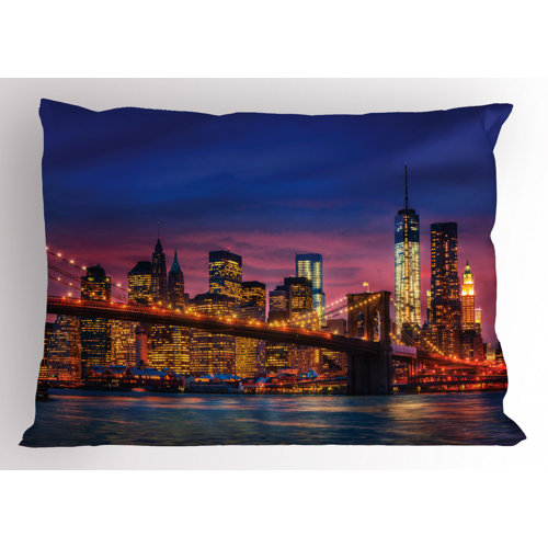 Ambesonne Nyc Pillow Sham | Wayfair